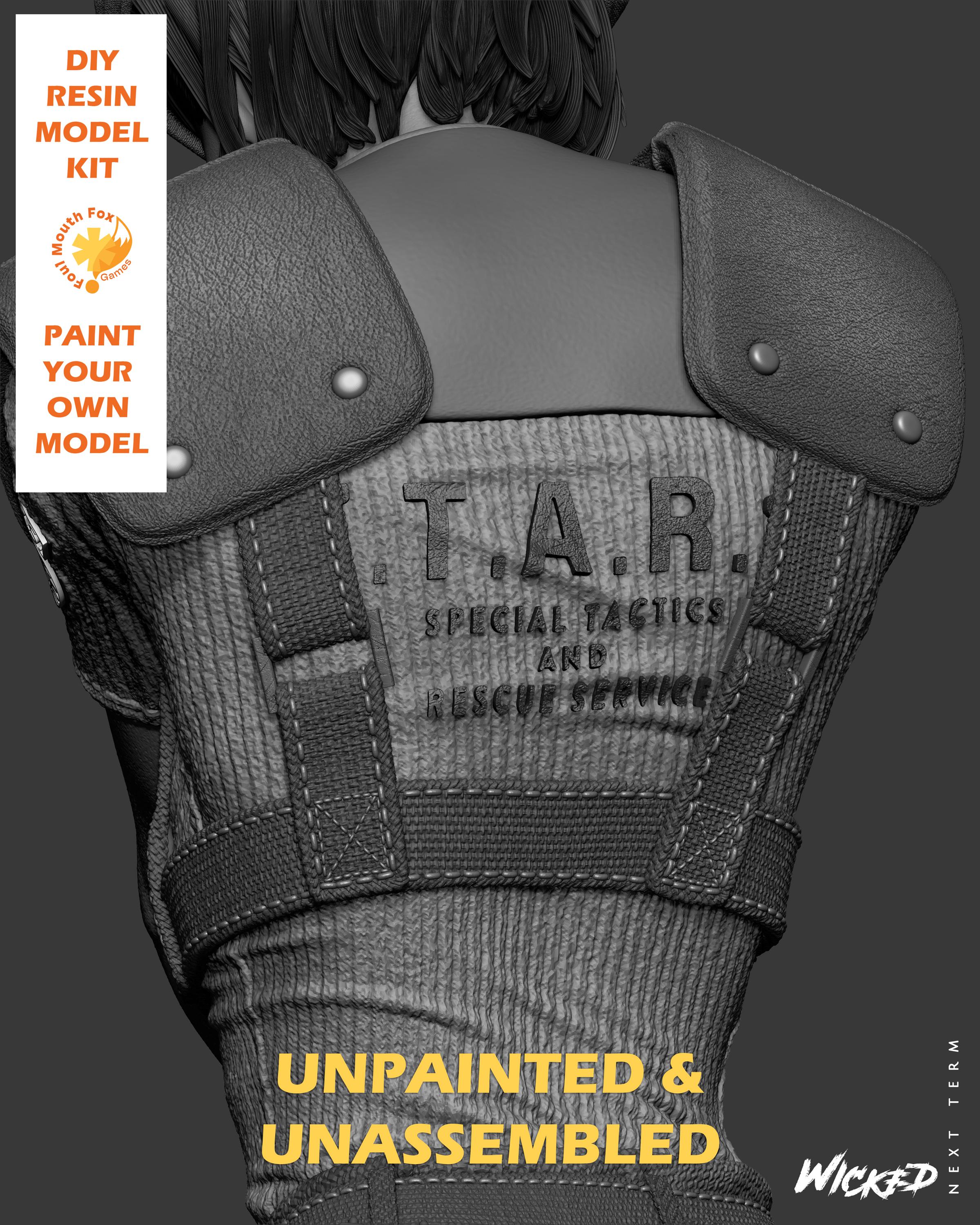 Jill Valentine Resident Evil Statue |1/12 Scale| Unpainted| Unassembled ...