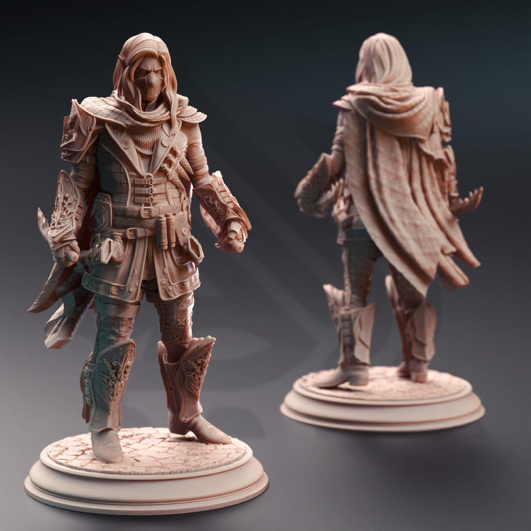 Sylvios the Slip – Elven Rogue Gambler |32 Mm Scale | Tabletop ...