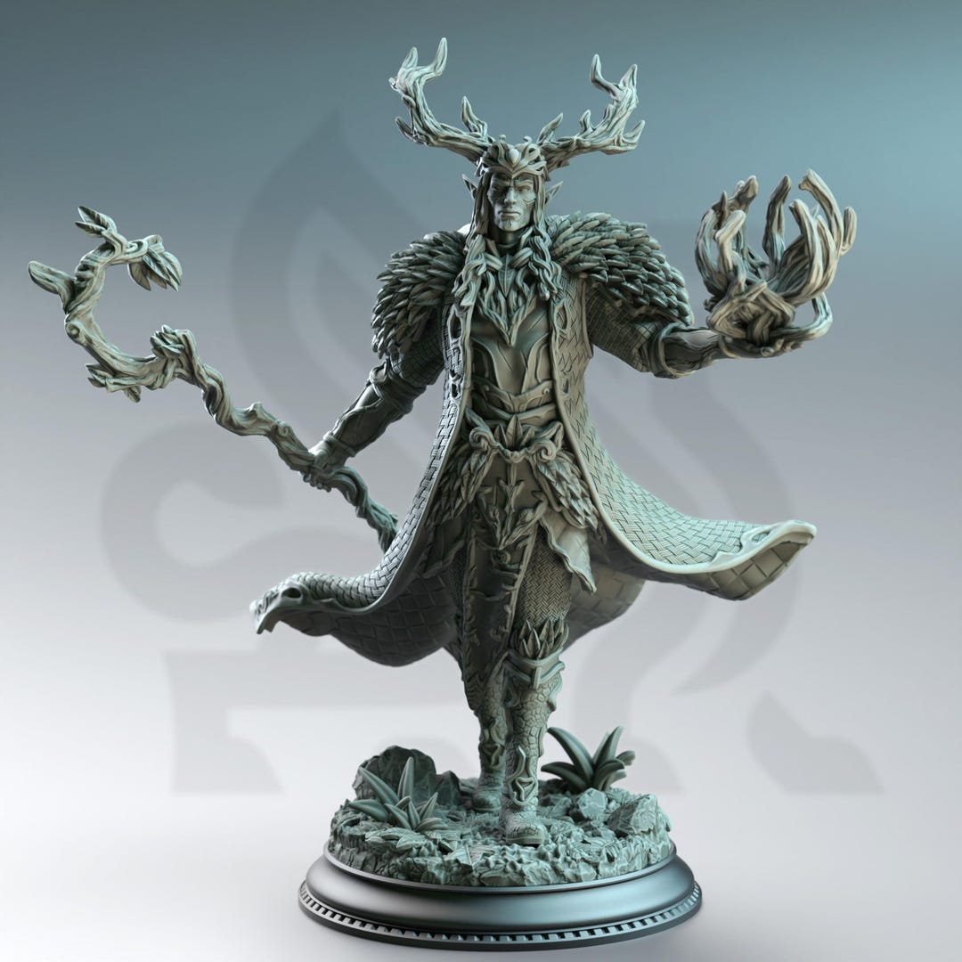 Pontifax the Emerald Eyed – Fey Court Wizard |32 Mm Scale | Tabletop ...