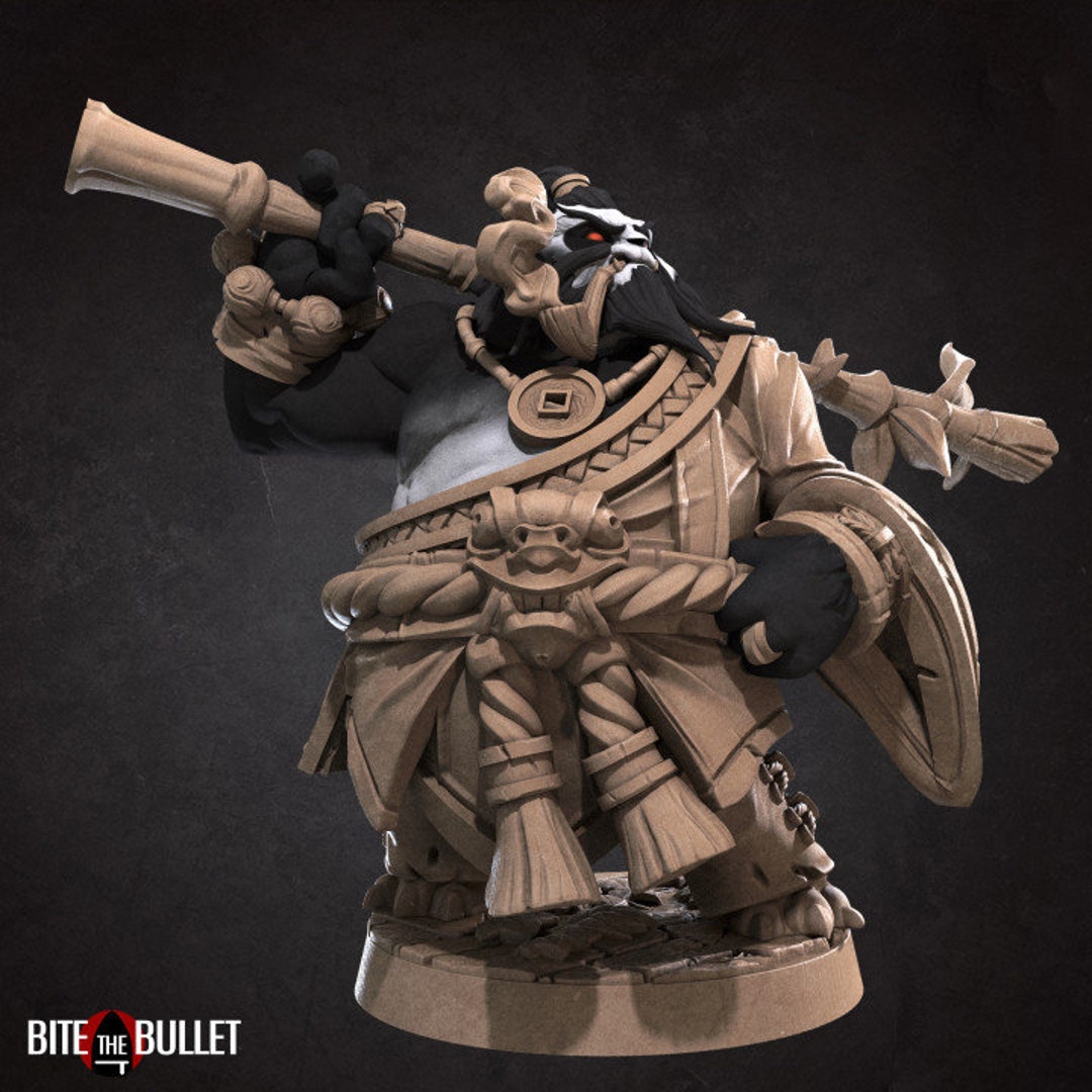 Sam Wisecloud, the Dojo Master Panda | 35 Mm Scale | Tabletop ...