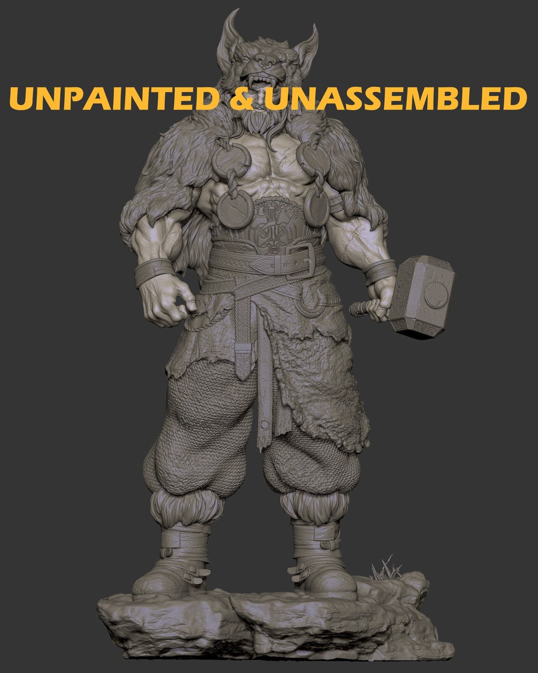 Barbarian Thor |1/12 Scale| Unpainted| Unassembled Kit - Etsy