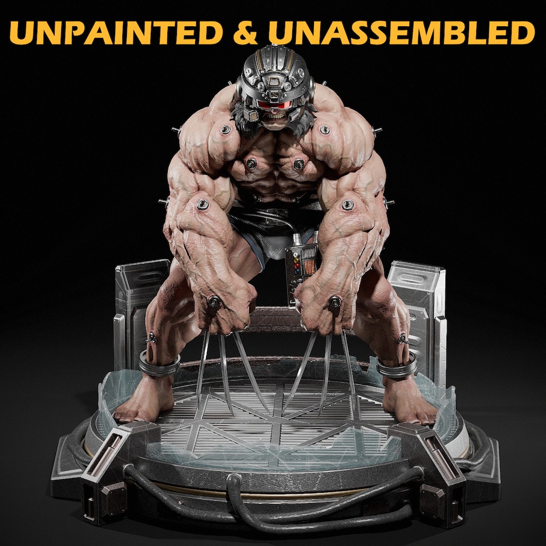 Wolverine(weapon X) Statue |1/12 Scale| Unpainted| Unassembled Kit - Etsy