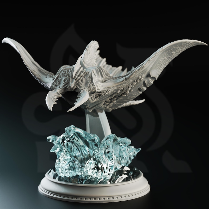 Tengaraya - Flying Sea Ray|32 Mm Scale | Tabletop | Unpainted Miniature ...