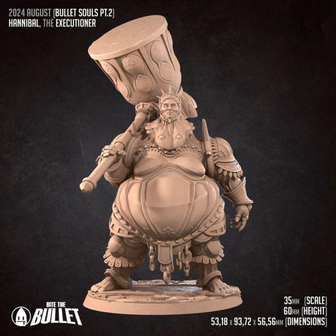 Hannibal, the Executioner | 35 Mm Scale | Tabletop | Unpainted ...