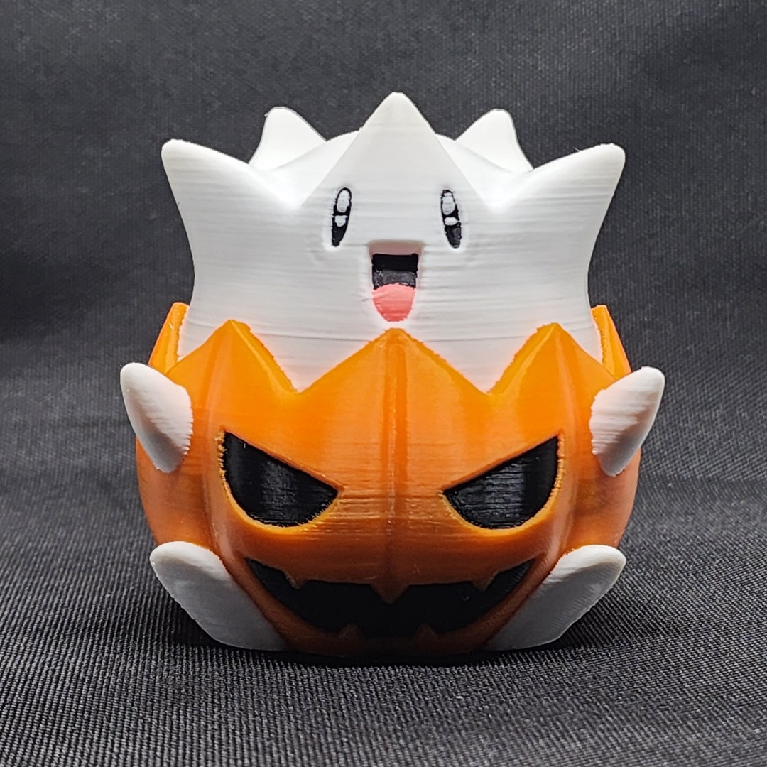 Togepi Pumpkin 3D Print Pokémon Collectable - Etsy