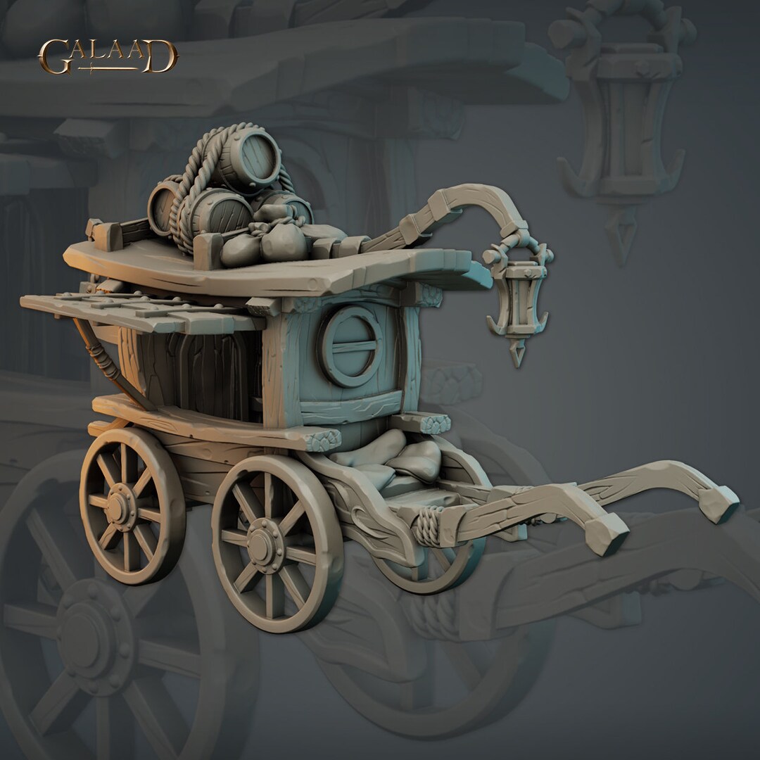 Caravan | 32 Mm Scale | Tabletop | Unpainted Miniature | Dnd | Dungeons ...
