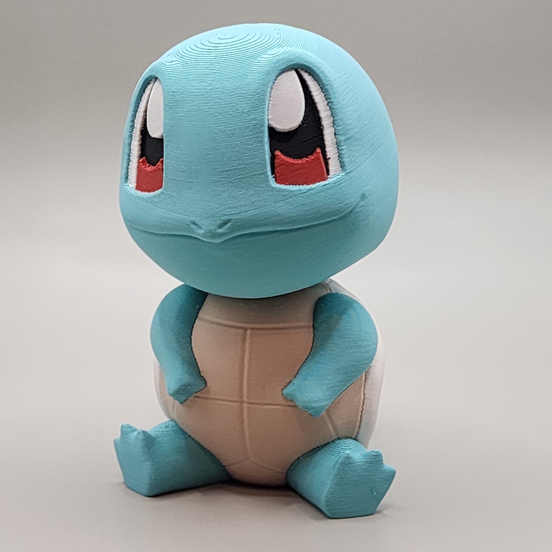 Squirtle Bobble Head 3D Print Pokémon Collectable - Etsy UK