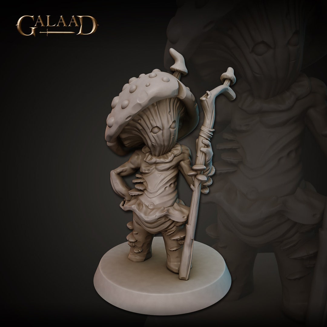 Myconid 1 | 32 Mm Scale | Tabletop | Unpainted Miniature | Dnd ...