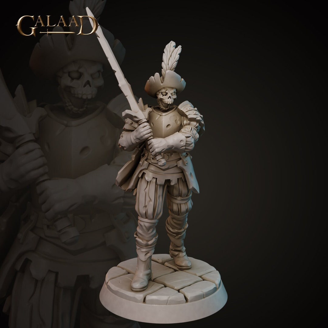 Cursed Mercenary 2 | 32 Mm Scale | Tabletop | Unpainted Miniature | Dnd ...