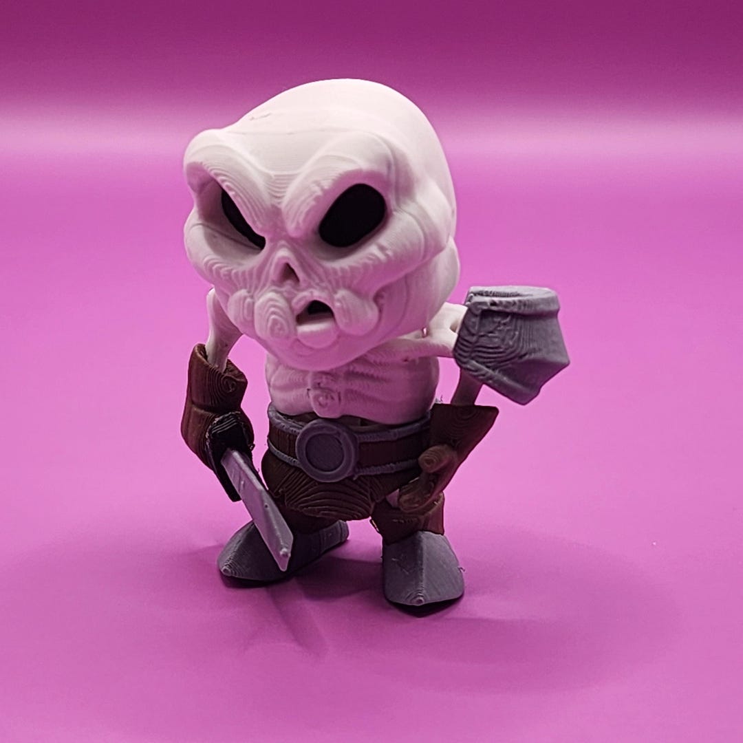 Skeleton Knight Monster Fidget Toy | 3D Printed - Etsy