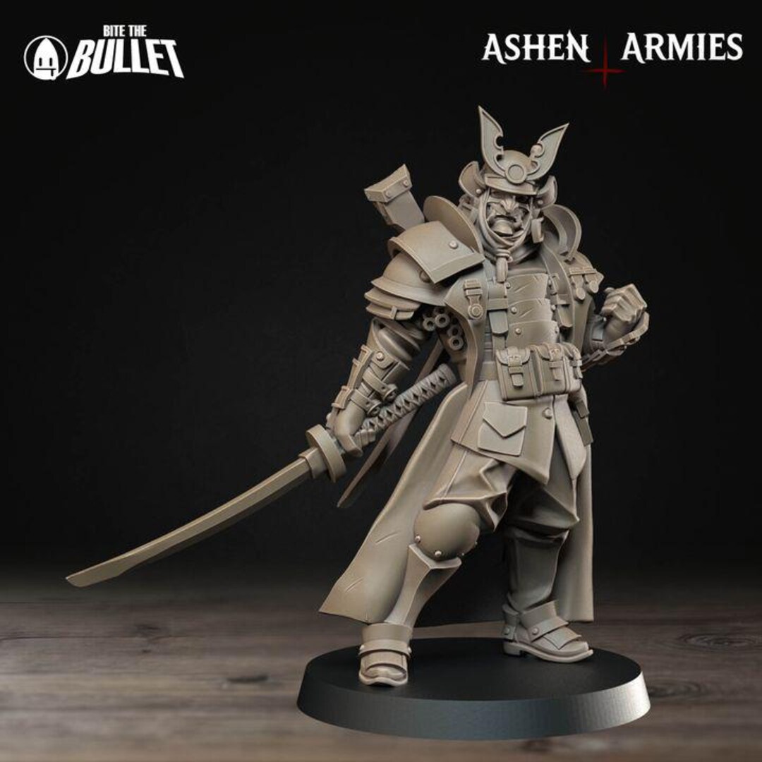 Holy Shogunate - Lieutenant | 35 Mm Scale | Tabletop | Unpainted ...