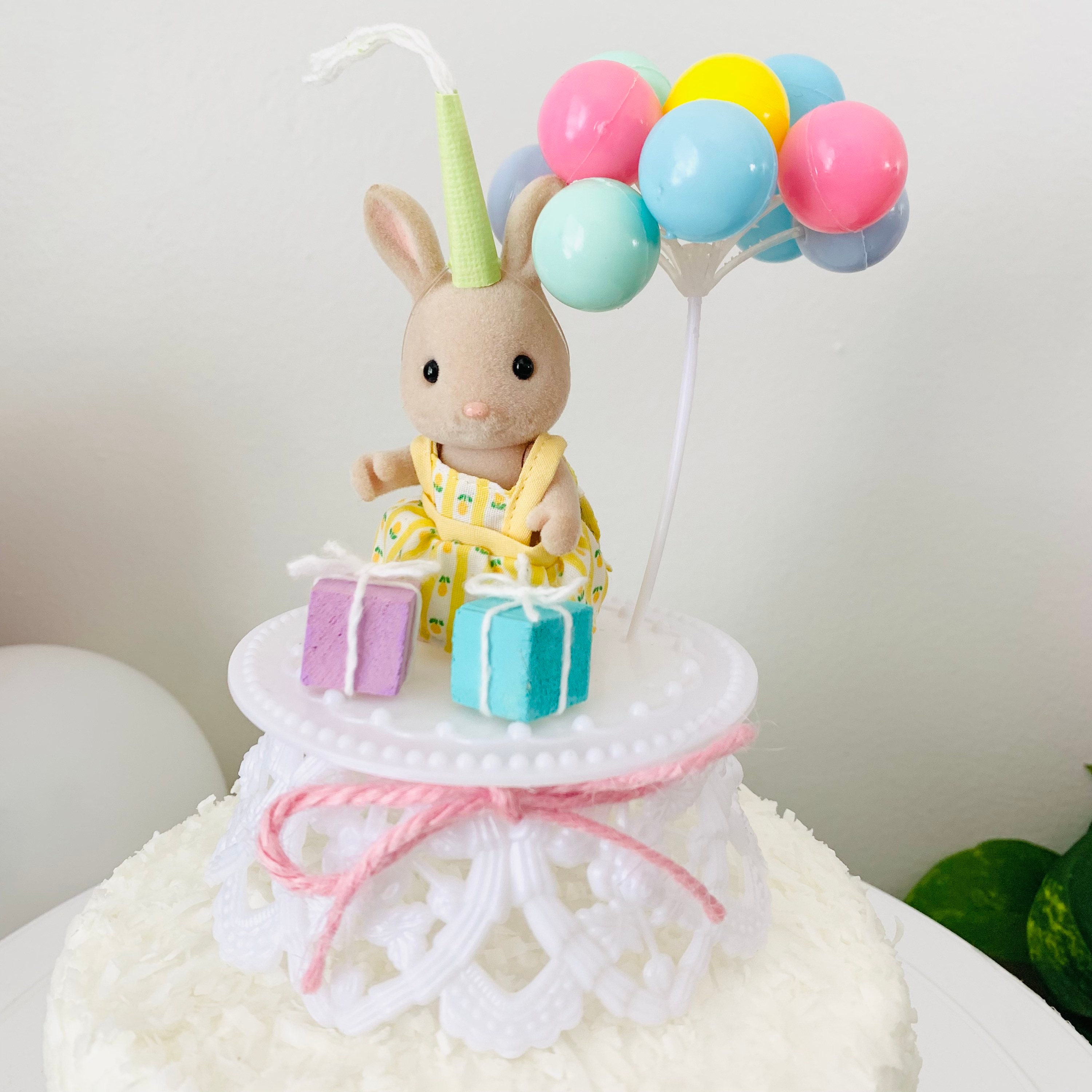 Pastel Calico Critters CAKE TOPPER Birthday Party Supplies Custom Decor ...