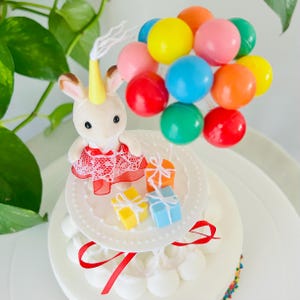 Colorful Calico Critters CAKE TOPPER Birthday Party Supplies Custom ...