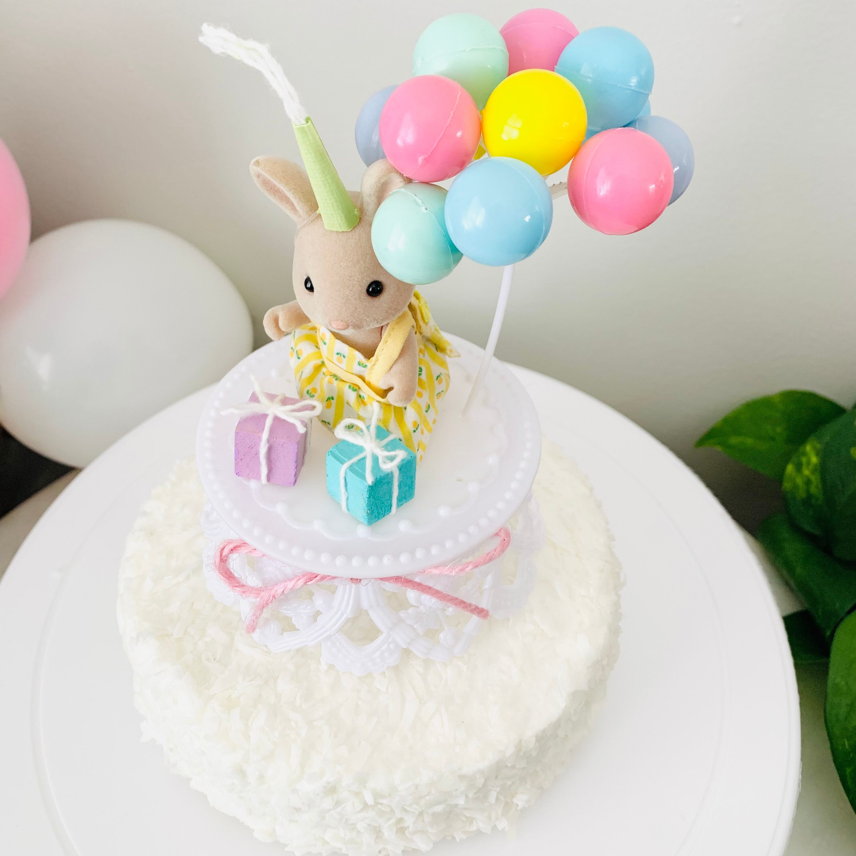 Pastel Calico Critters CAKE TOPPER Birthday Party Supplies Custom Decor ...