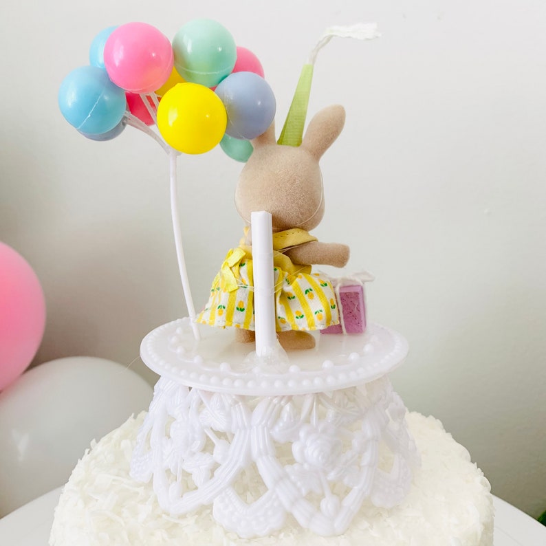 Pastel Calico Critters CAKE TOPPER Birthday Party Supplies Custom Decor ...
