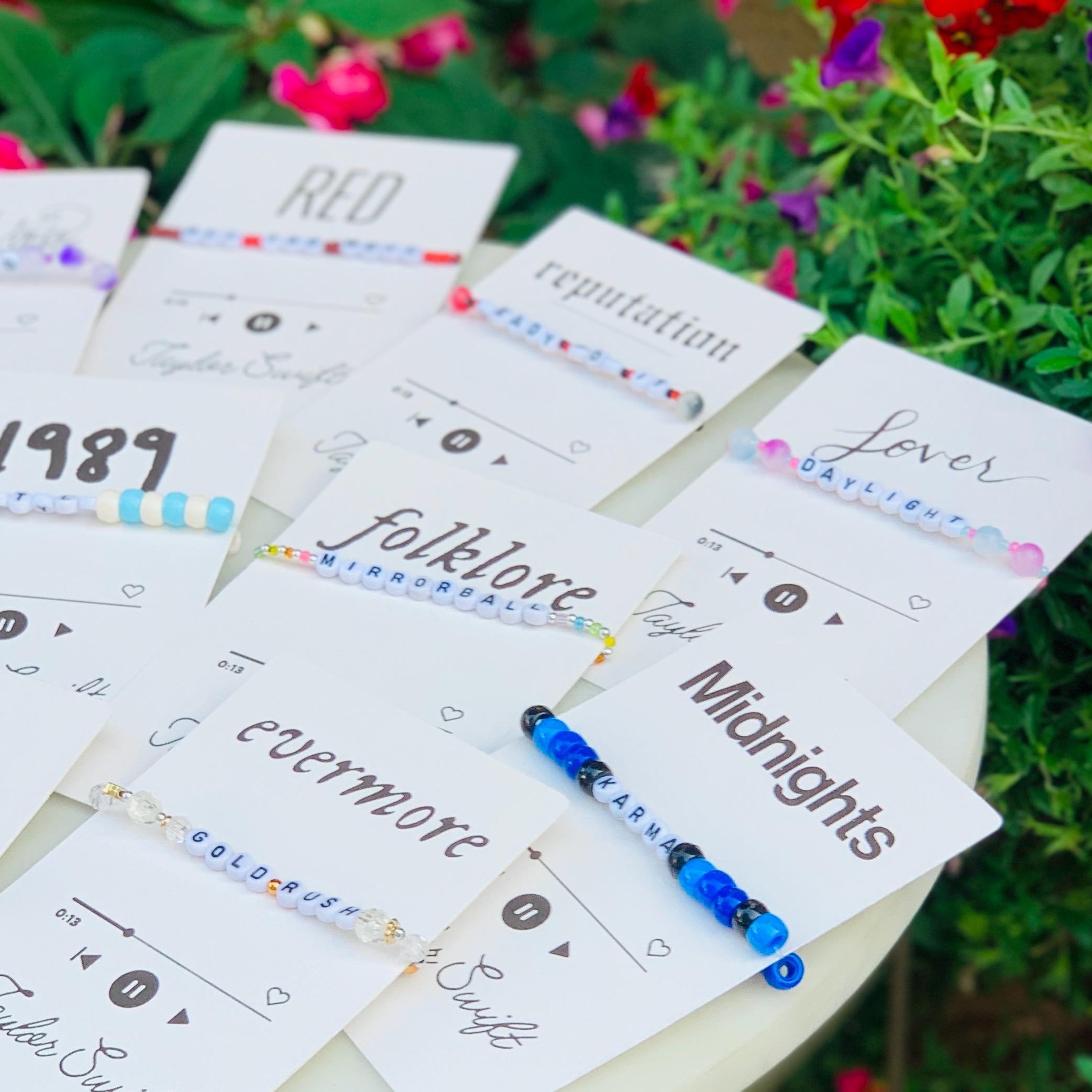 Swift Eras Friendship Bracelet Display Cards Swiftie Printable Gift - Etsy