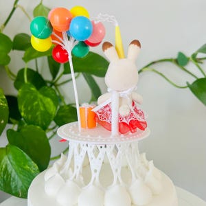 Colorful Calico Critters CAKE TOPPER Birthday Party Supplies Custom ...