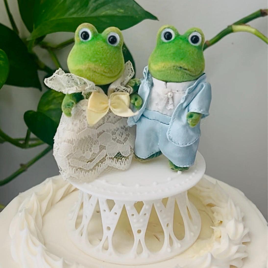 Wedding Calico Critters CAKE TOPPER Bridal Custom Decor Centerpiece ...
