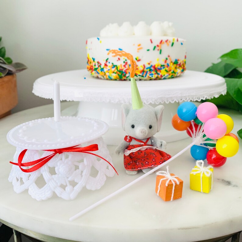Colorful Calico Critters CAKE TOPPER Birthday Party Supplies Custom ...
