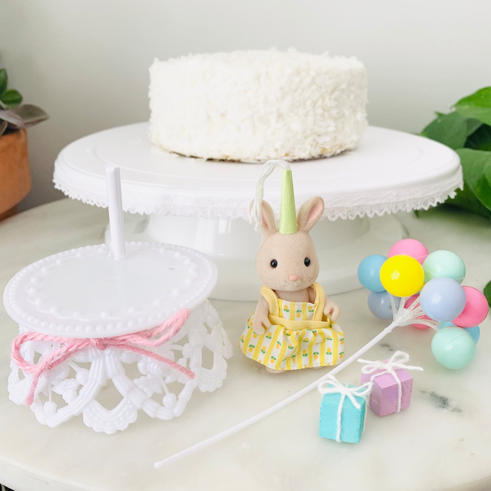 Pastel Calico Critters CAKE TOPPER Birthday Party Supplies Custom Decor ...