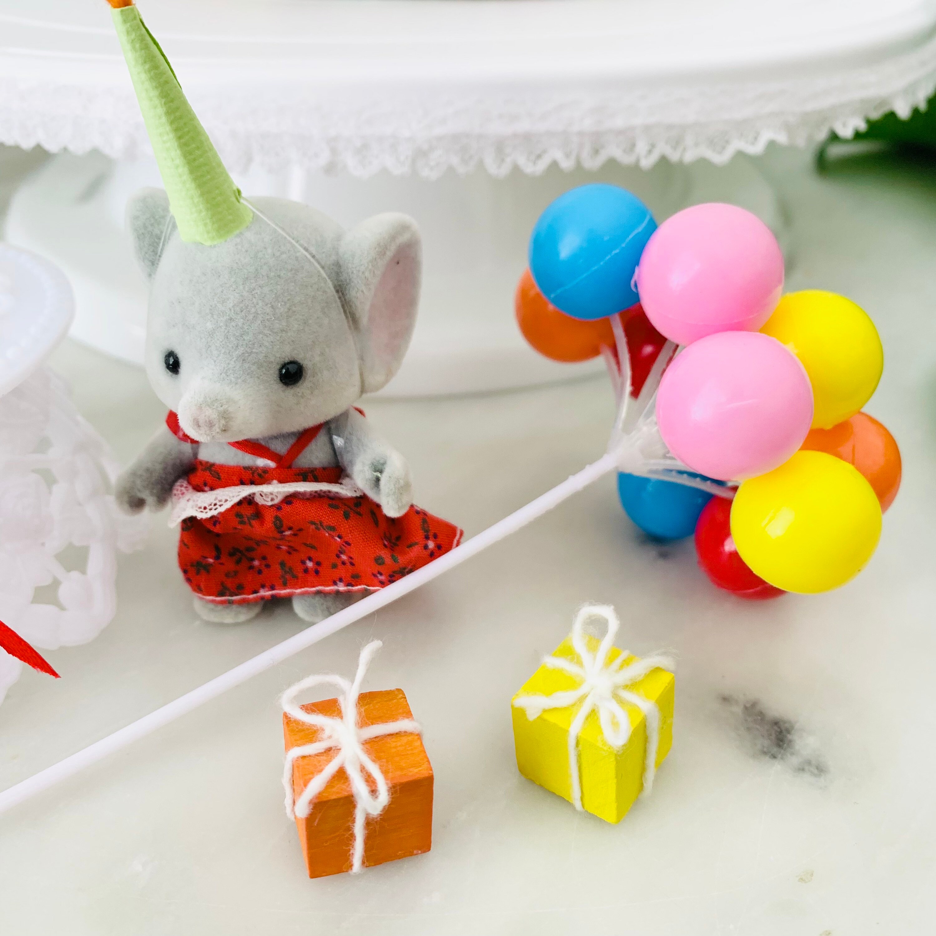 Colorful Calico Critters CAKE TOPPER Birthday Party Supplies Custom ...