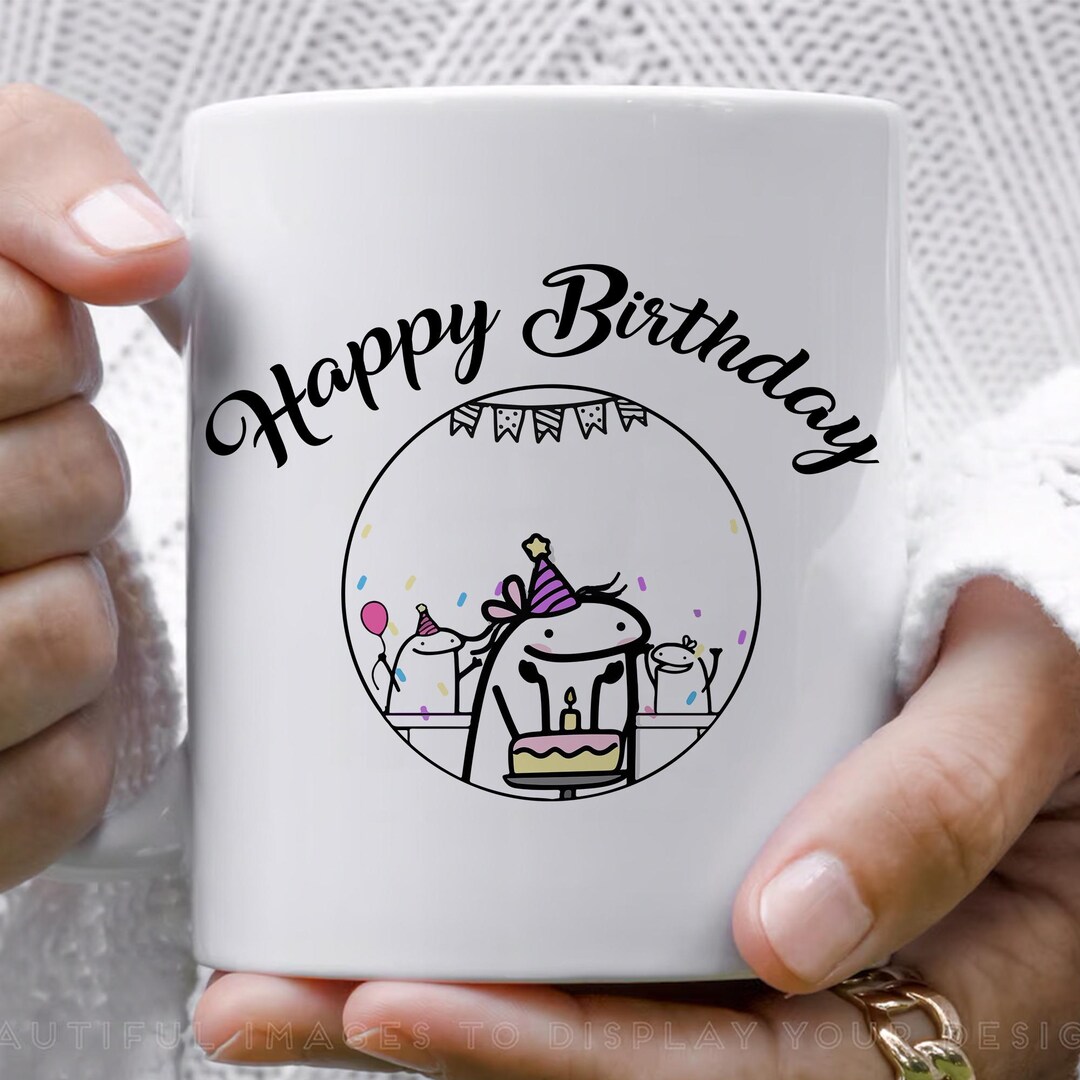 Flork Mug Happy Birthday Fun and Original Gift to Celebrate, Happy ...