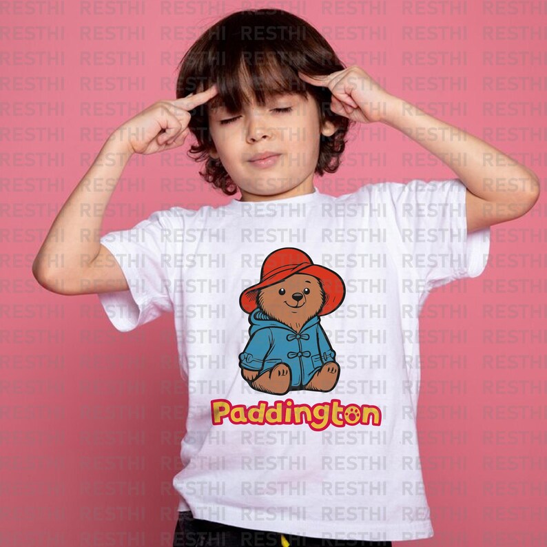 Paddington Bear Vector SVG Cute Bear PNG Design, T-shirt Design ...