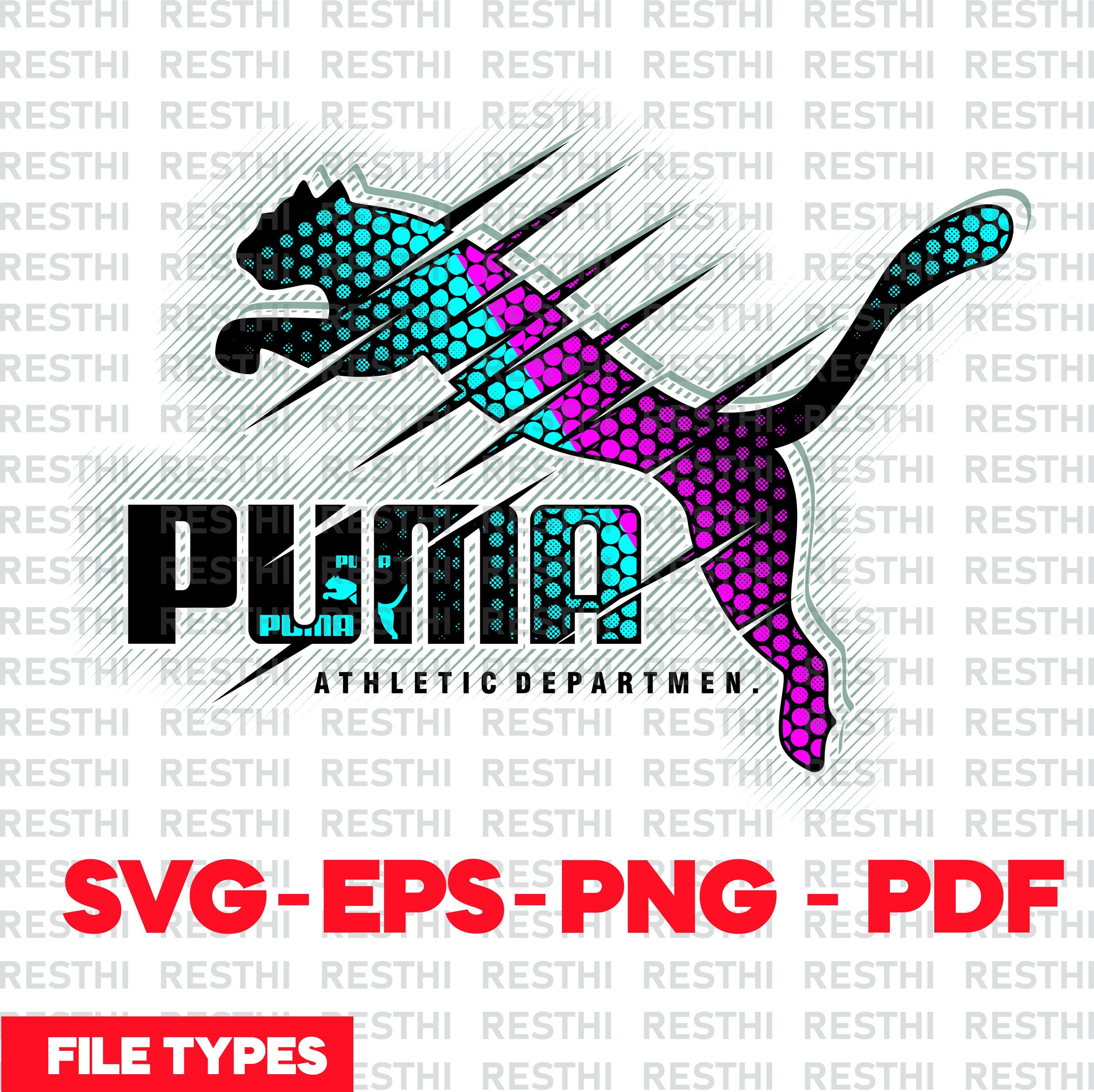 Famous Brands Puma Logo Svg Pdf Eps Png Puma Logo Clipart Cut Files for ...