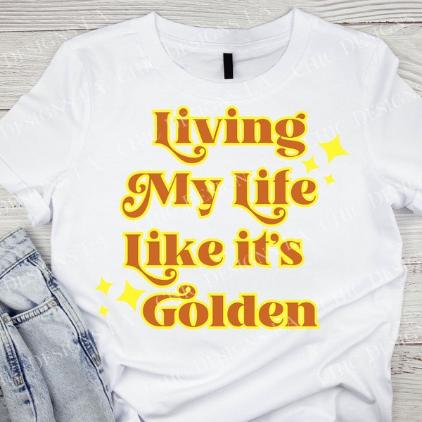Living My Life Like It Golden Svg - Etsy