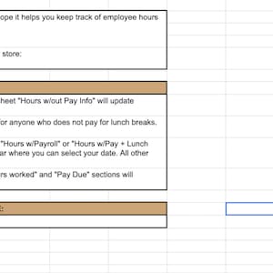 Employee Payroll Template | Payroll Tracker | Google Sheets | Small ...