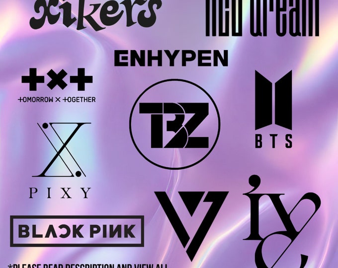 Kpop Logo Stickers - Etsy