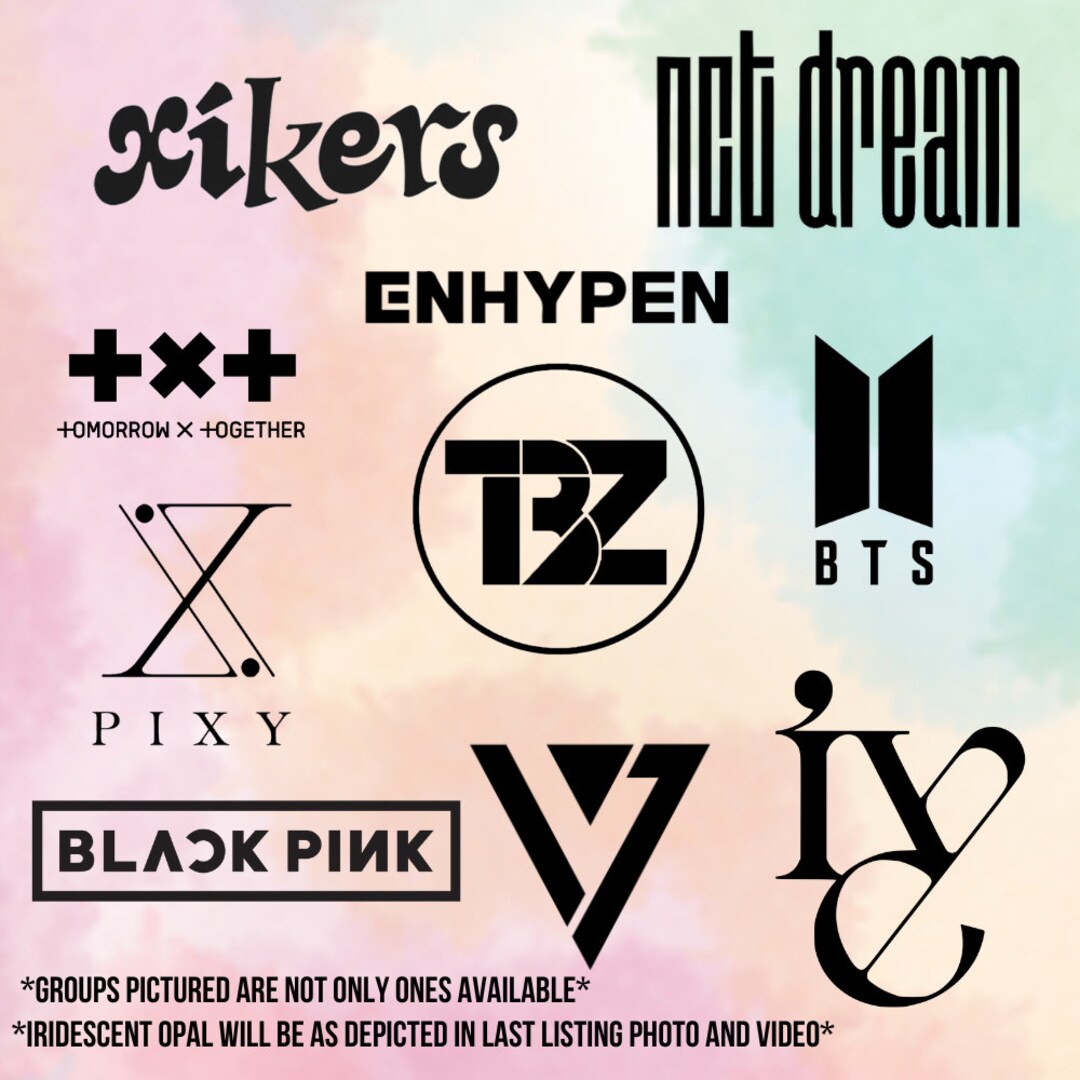Buy K-pop Group Logo Vinyl Decal K-pop Decal for Water Online in India ...