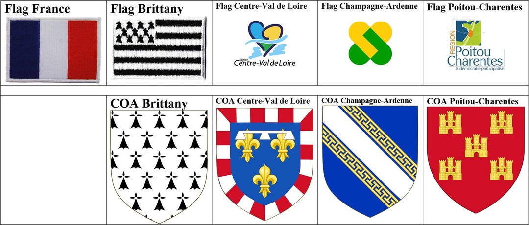 France Brittany Administrative Centre-val De Loire Champagne-ardenne ...