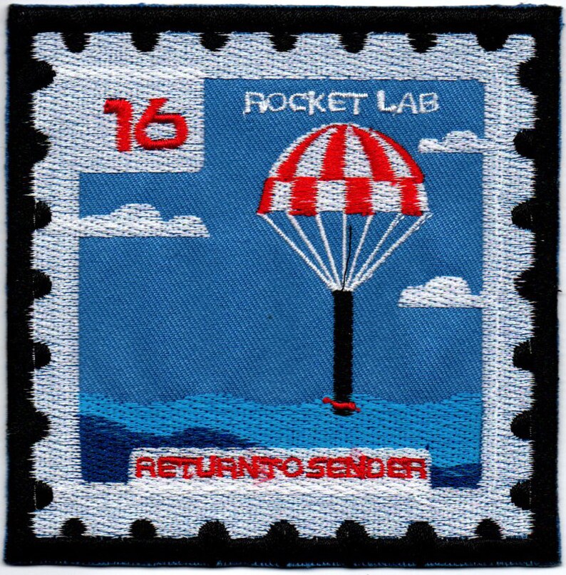 Rocket Lab 10-18 Electron Human Space Flights Badge Iron on Embroidered ...