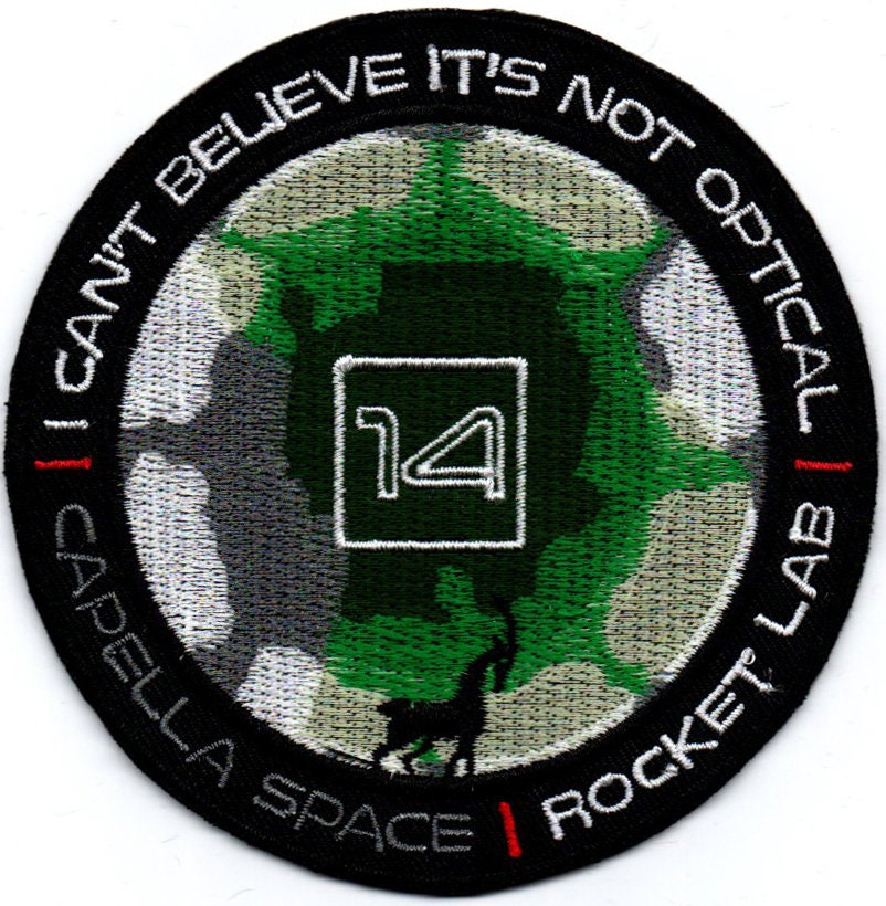 Rocket Lab 10-18 Electron Human Space Flights Badge Iron on Embroidered ...
