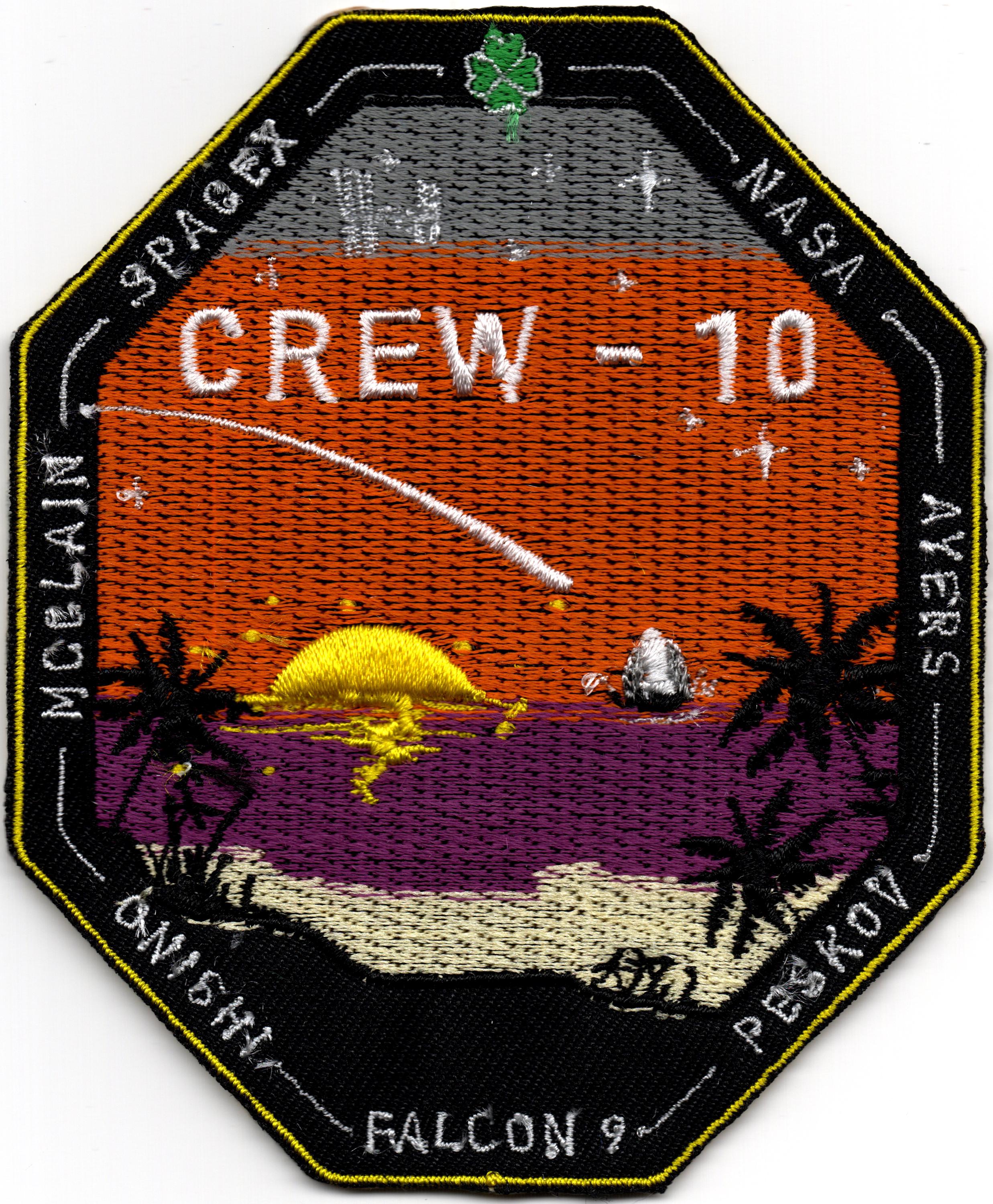 Human Space Flights Spacex Crew-11 Crew-10 Dragon Endurance USA ...