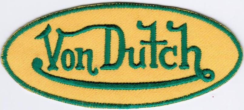 Von Dutch Motorcycle Racing Badge Iron on Embroidered Patch - Etsy
