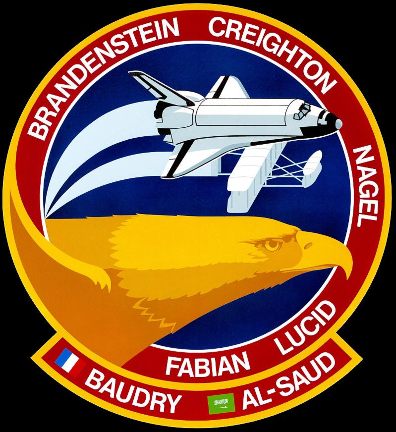Human Space Flights 1985-88 Sts-51g Telstar Spartan-1 Arabsat 18th ...