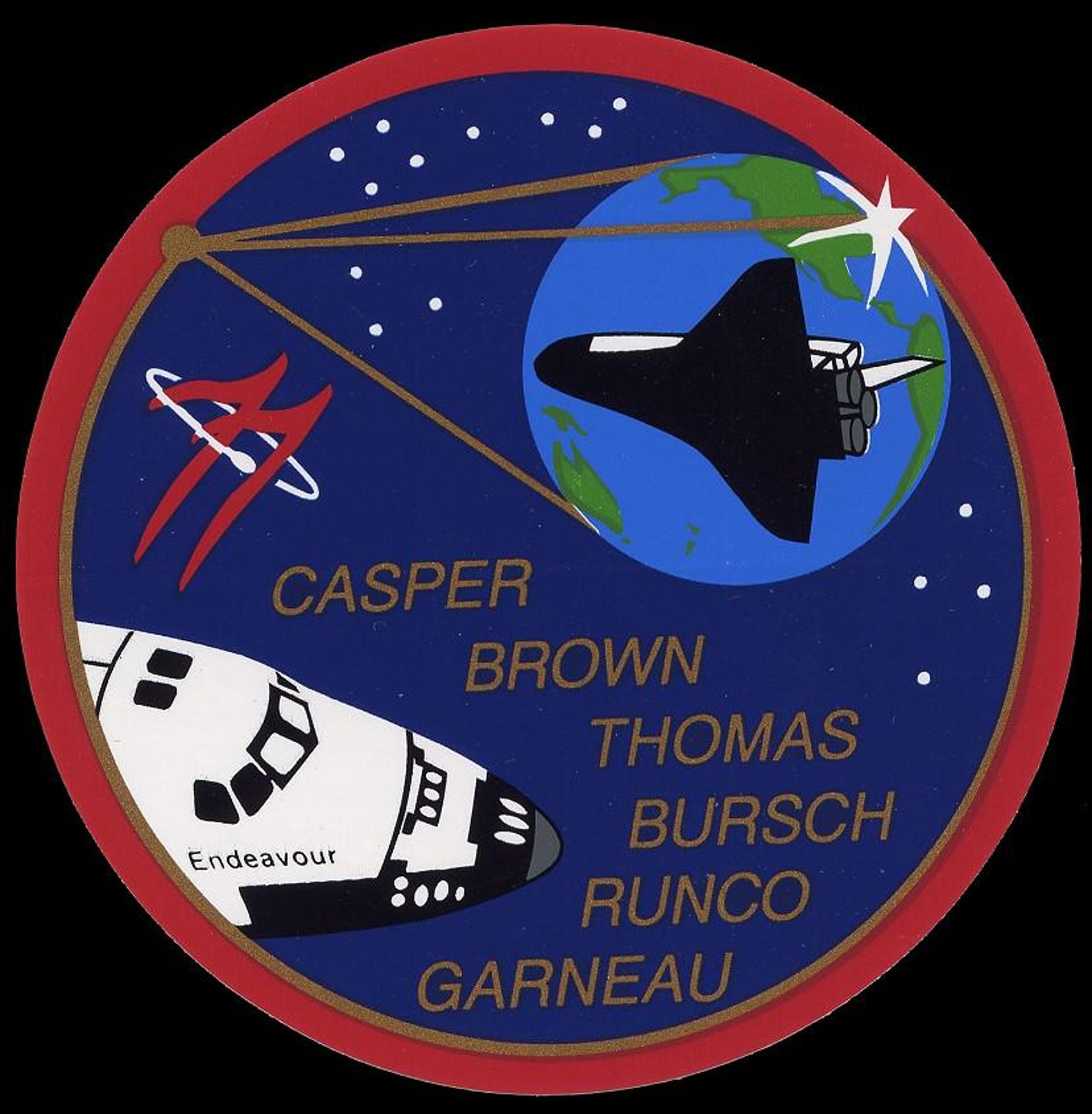 Human Space Flights 1996 Sts-75 Tss-1r Tethered Satellite System USMP-3 ...