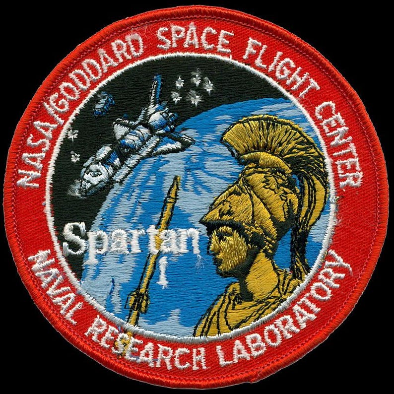 Human Space Flights 1985-88 Sts-51g Telstar Spartan-1 Arabsat 18th ...