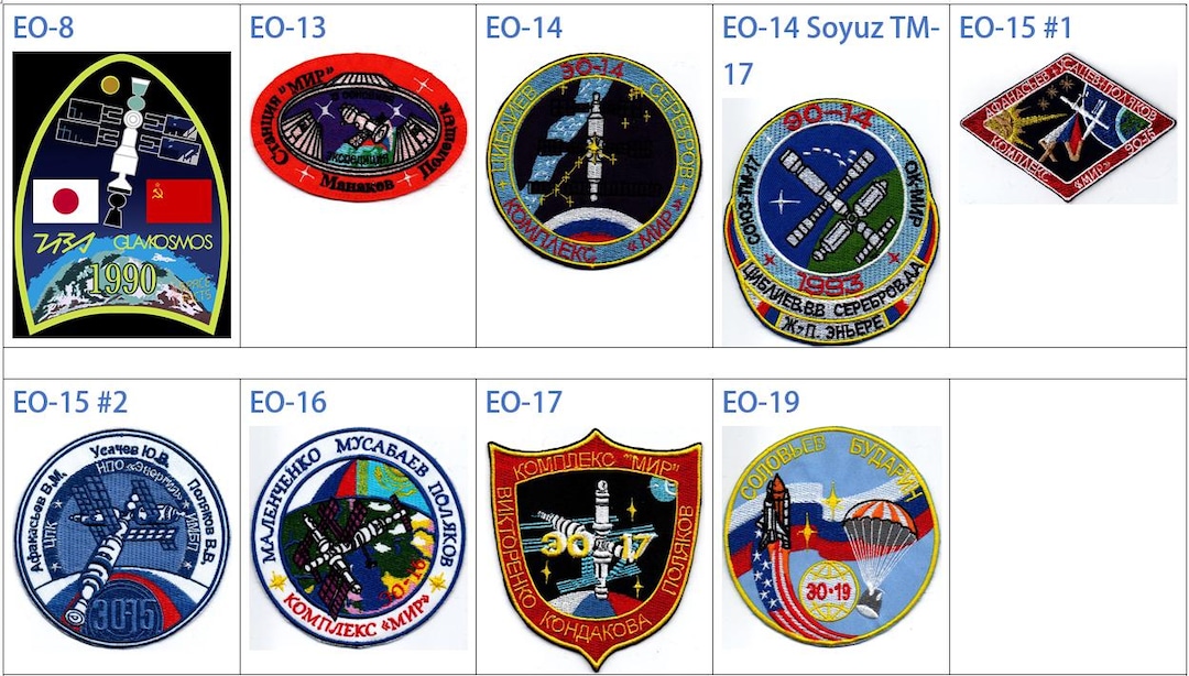 Mir Expedition EO-8 Soyuz TM-11 Derbent Eo-13 Eo-14 Tm-17 Eo-15 Tm-18 Eo-16 Eo-17 EO-19 Resident ...