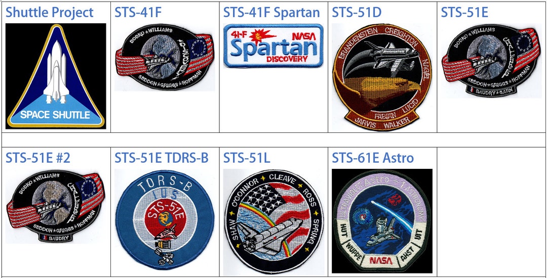 Cancelled Human Space Flights 1984-86 Sts-41f Spartan Sts-51d Sts-51e TDRS-B IUS Sts-51l Sts-61e ...