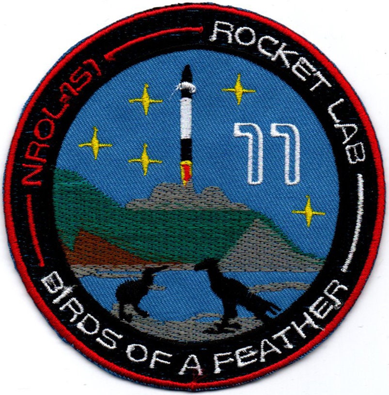 Rocket Lab 10-18 Electron Human Space Flights Badge Iron on Embroidered ...