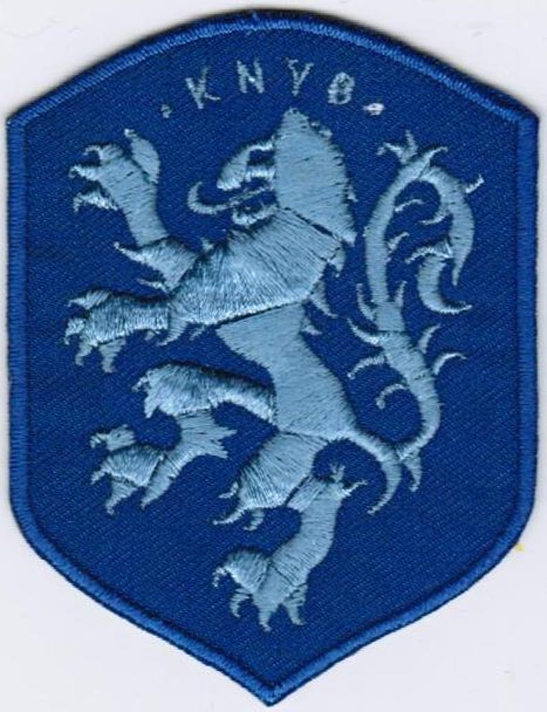 Netherlands National Football Team Soccer Badge Iron on Embroidered ...