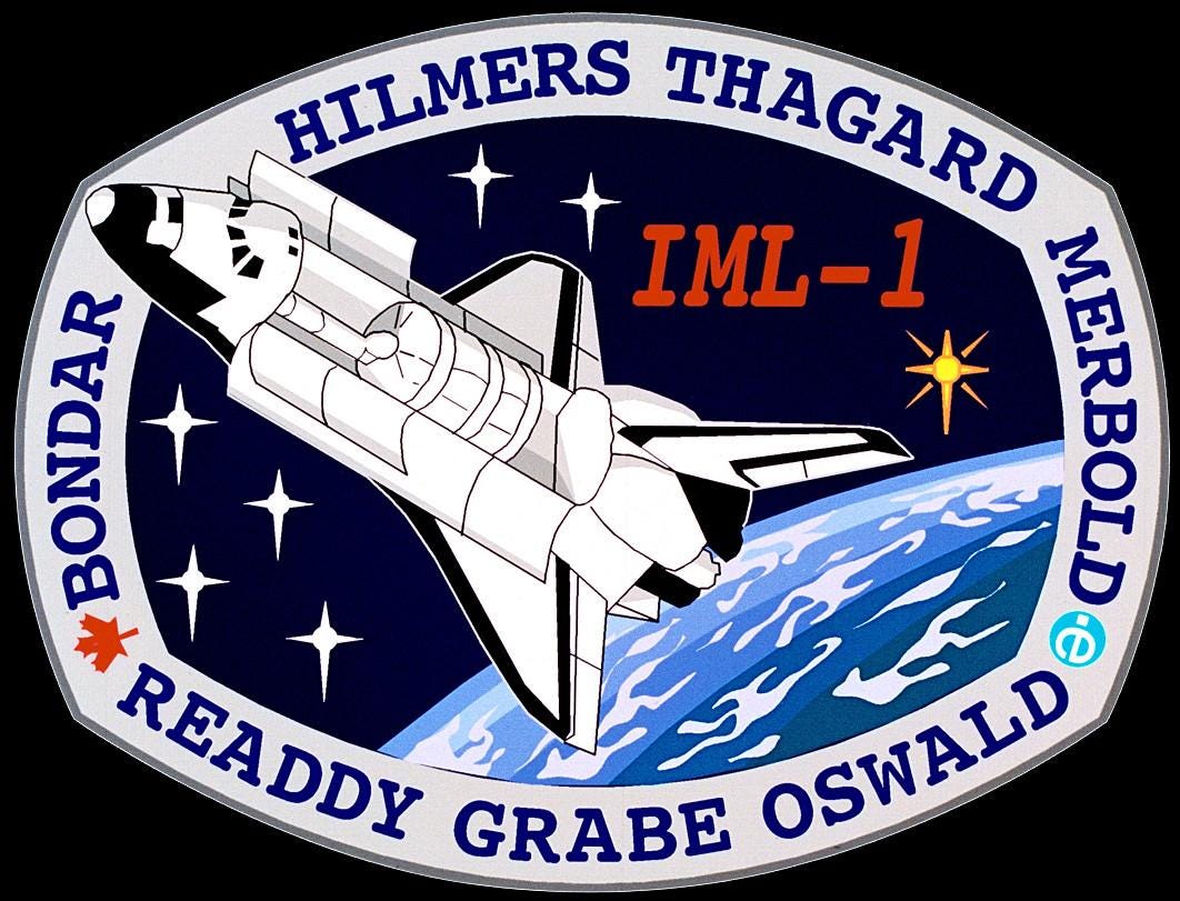 Human Space Flights 1992-93 Sts-42 Intemational Microgravity Lab IML-1 ...