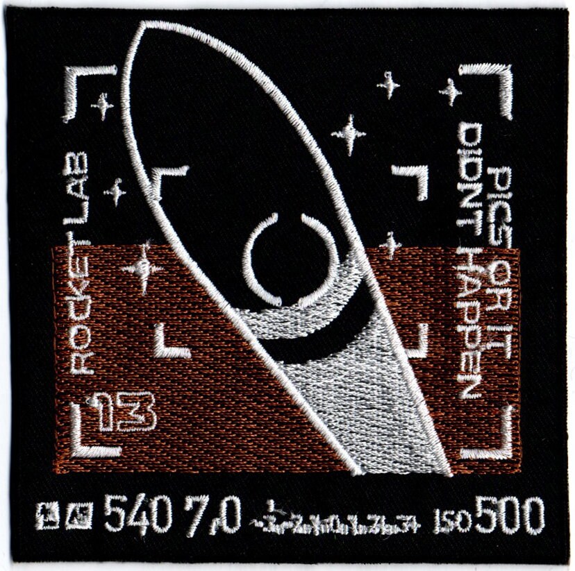 Rocket Lab 10-18 Electron Human Space Flights Badge Iron on Embroidered ...