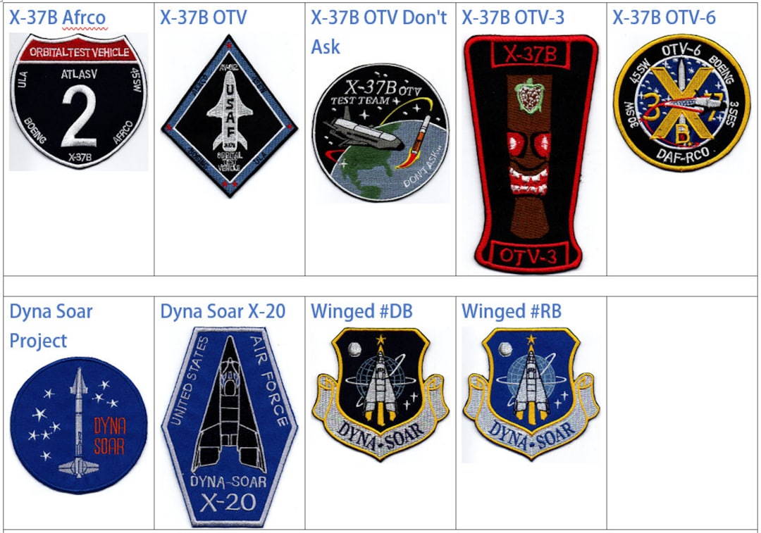 Boeing X-37B Afrco Orbital Test Vehicle Otv USAF Don't Ask OTV-3 OTV-6 ...