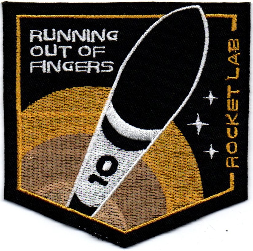 Rocket Lab 10-18 Electron Human Space Flights Badge Iron on Embroidered ...