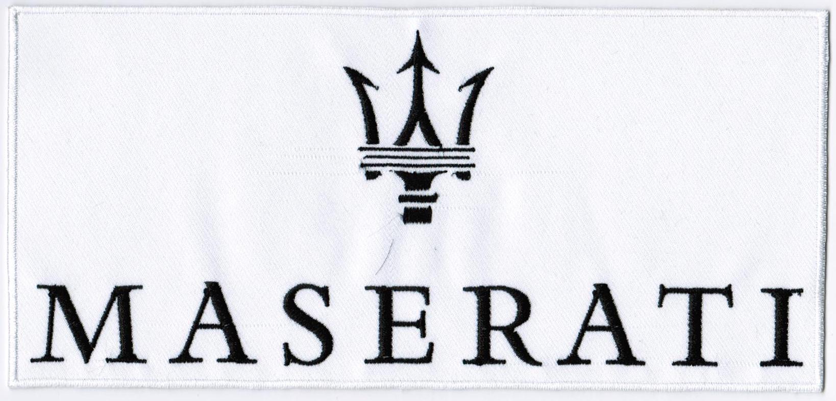 Maserati Motor Company Automaker Car Racing Badge Iron on Embroidered ...