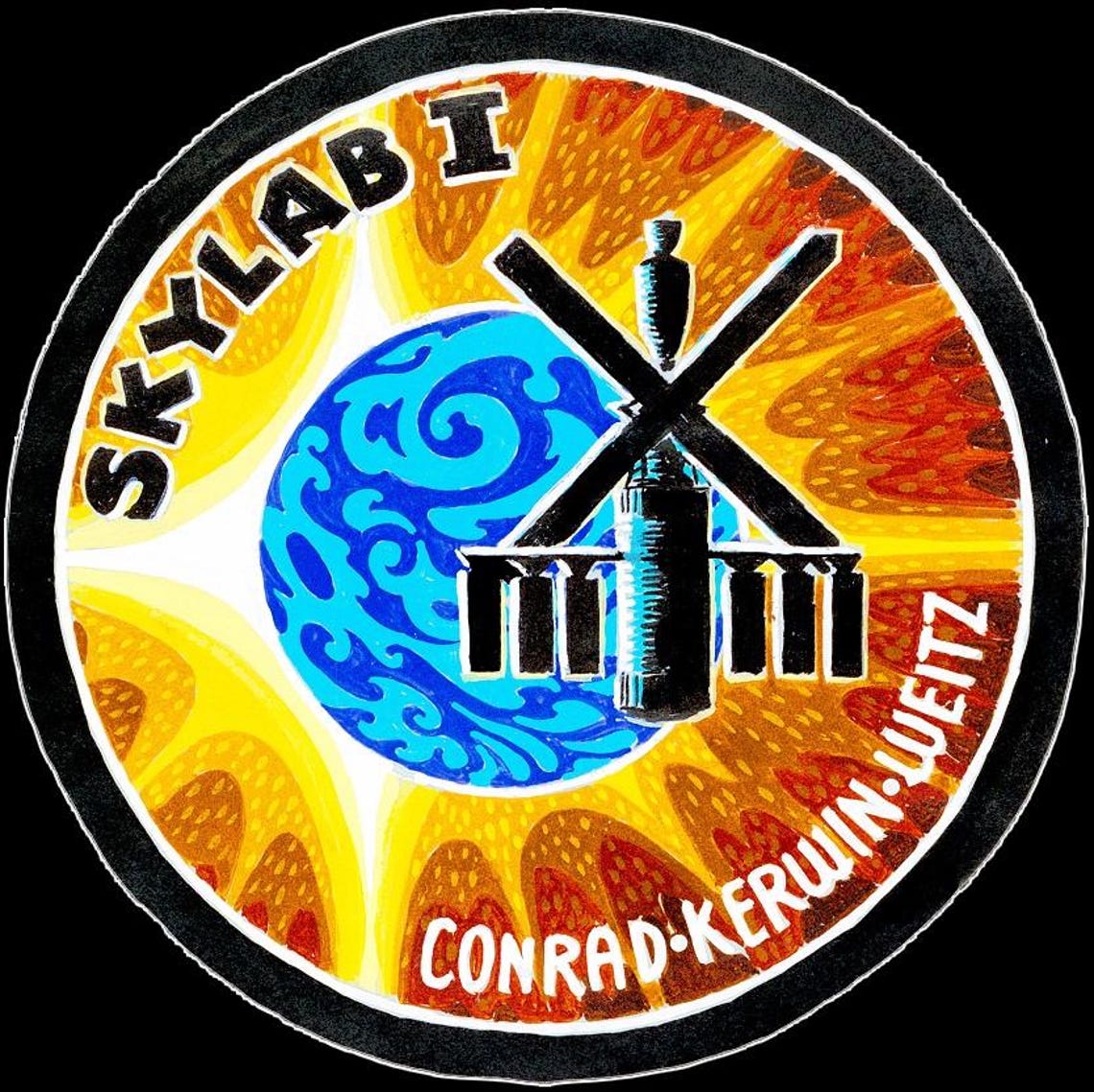 Human Space Flights 1973 Skylab Project 2 3 4 Rescue USA Cancelled Apollo As-103 Pegasus AS-201 ...